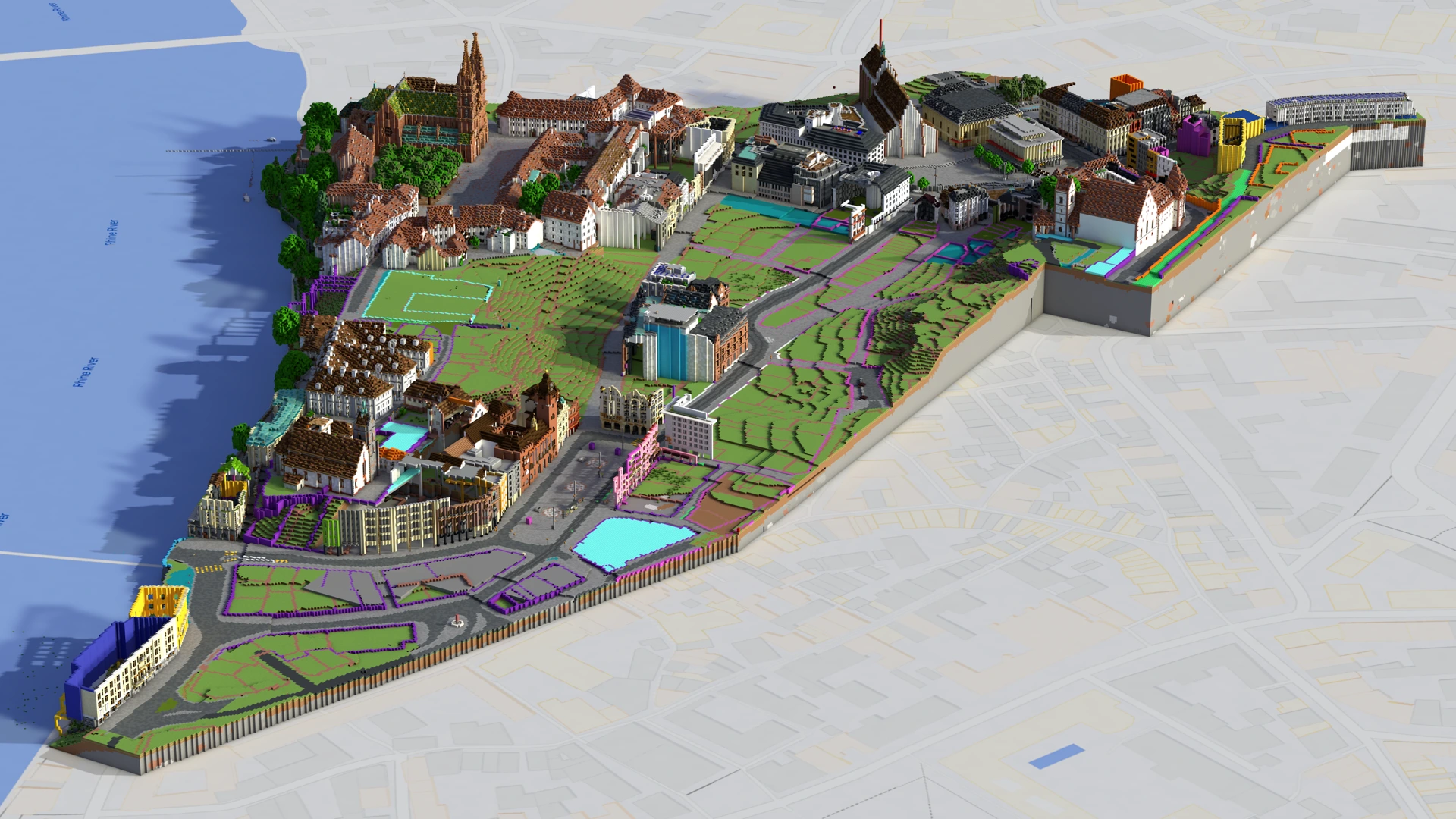 Alps BTE - Minecraft Build the Earth AT | CH | LI - official website